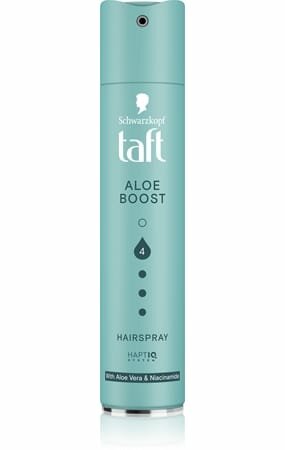 Лак для волос Schwarzkopf Taft Aloe Boost, 250 мл