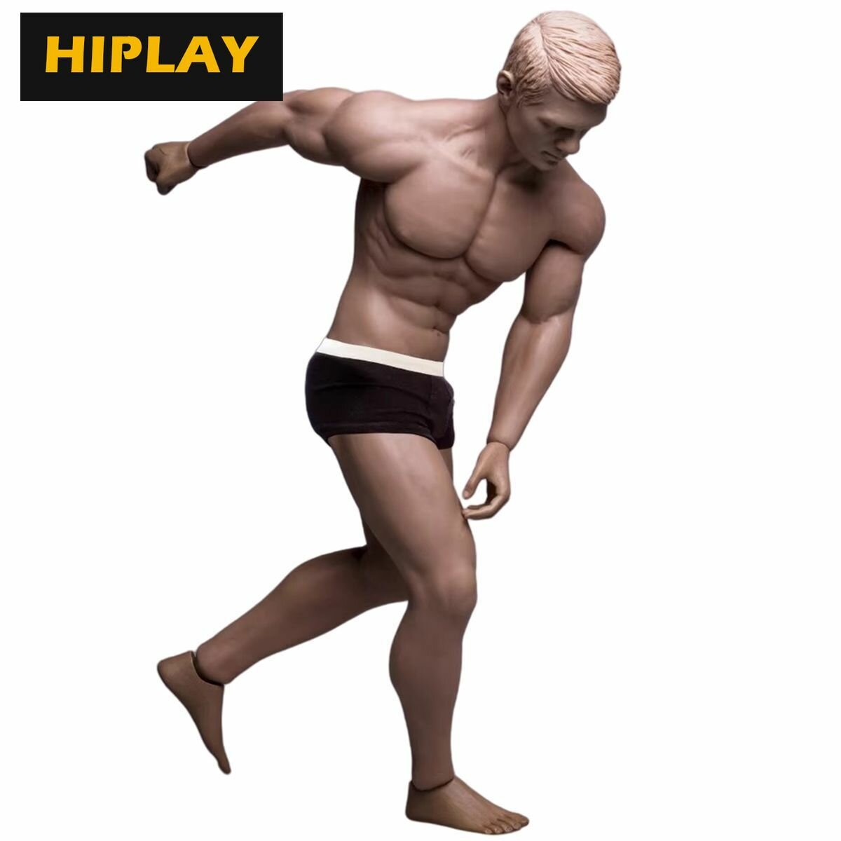 Шарнирная коллекционная фигурка HMTYQNB: HIPLAY TBLeague 1/6 сборка M30 Загорелая кожа Тело для фигурок