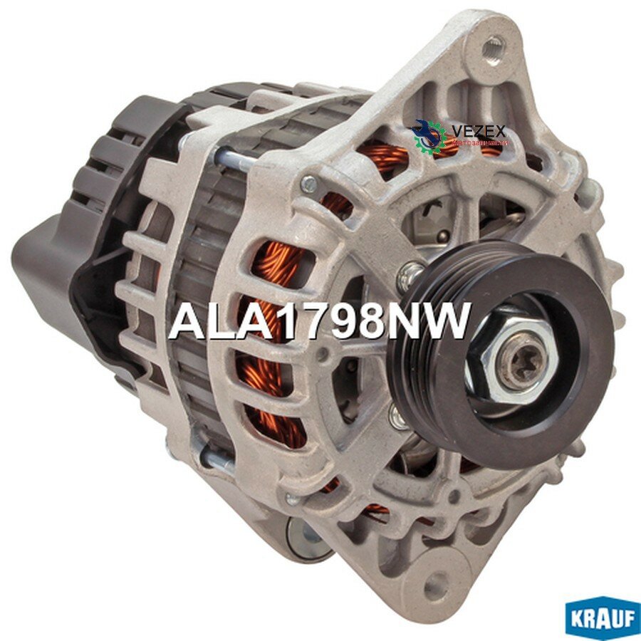 KRAUF ALA1798NW генератор! 12v 70A со шкивом восстановленный\ Hyundai Atos 01>, KIA Picanto 1.0/1.1i 04>