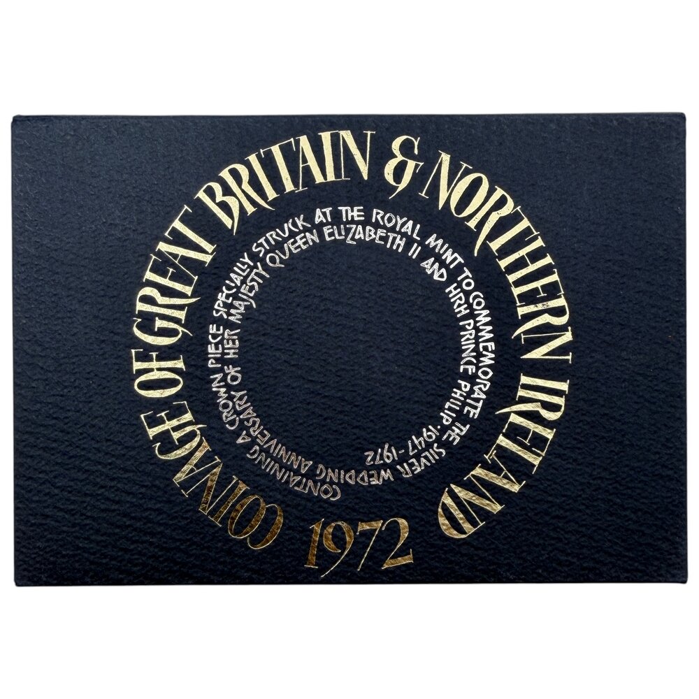 Великобритания набор 1/2, 1, 2, 5, 10, 25, 50 пенсов "Coinage of Britain & Northern Ireland" 1972 г.