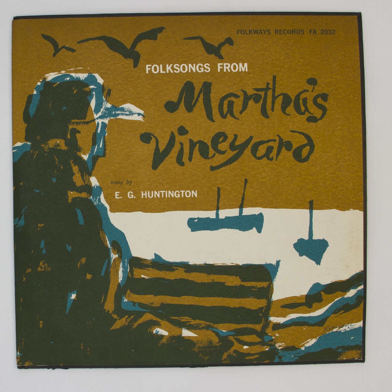 Виниловая пластинка E.g. Huntington - Folksongs From Martha's Vineyard 10 дюймов, EX