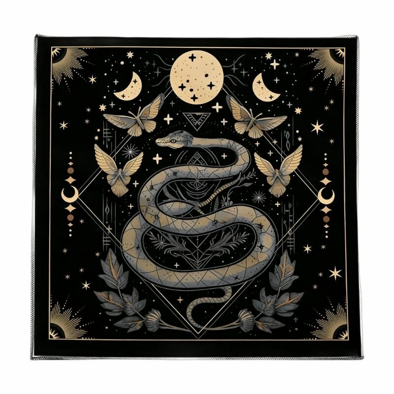 (1 шт.) Скатерть для гадания на Таро 50x50 см