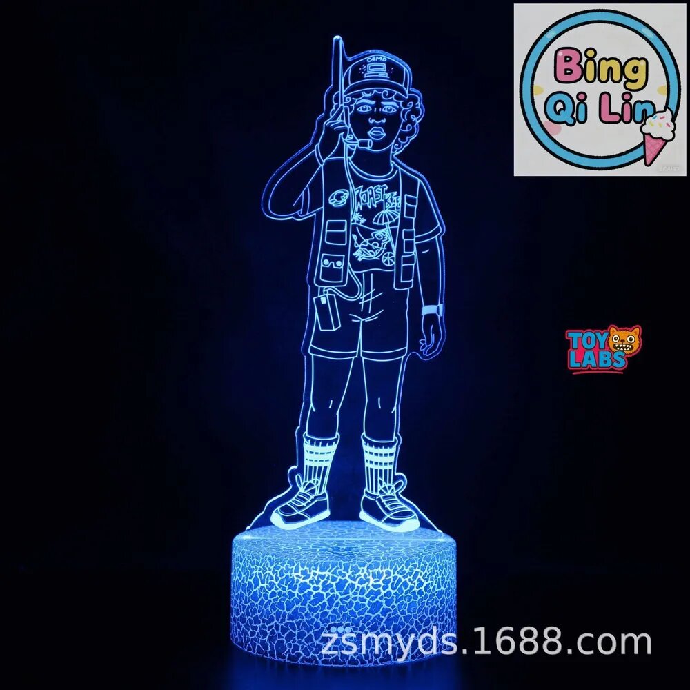 3D ночник-проектор <Очень странные дела> и <Йеллоустоун>, светодиодный, 16 цветов, сенсорный, USB, для спальни