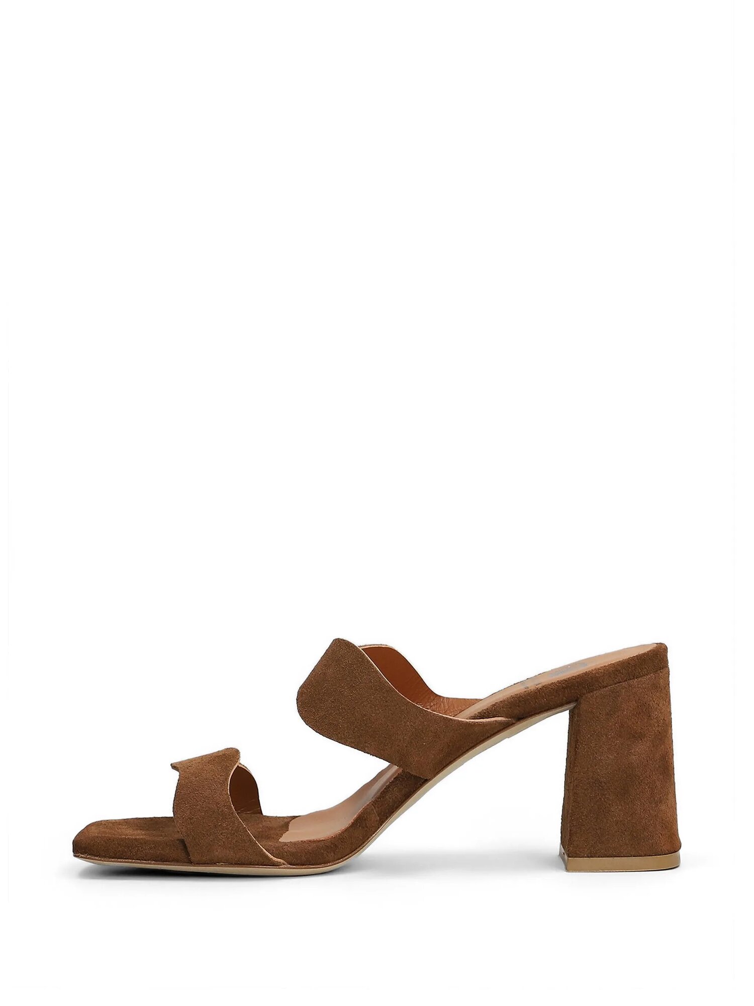 Мюли L'Arianna Suede double-strap mules, размер 39, brown — фото 1