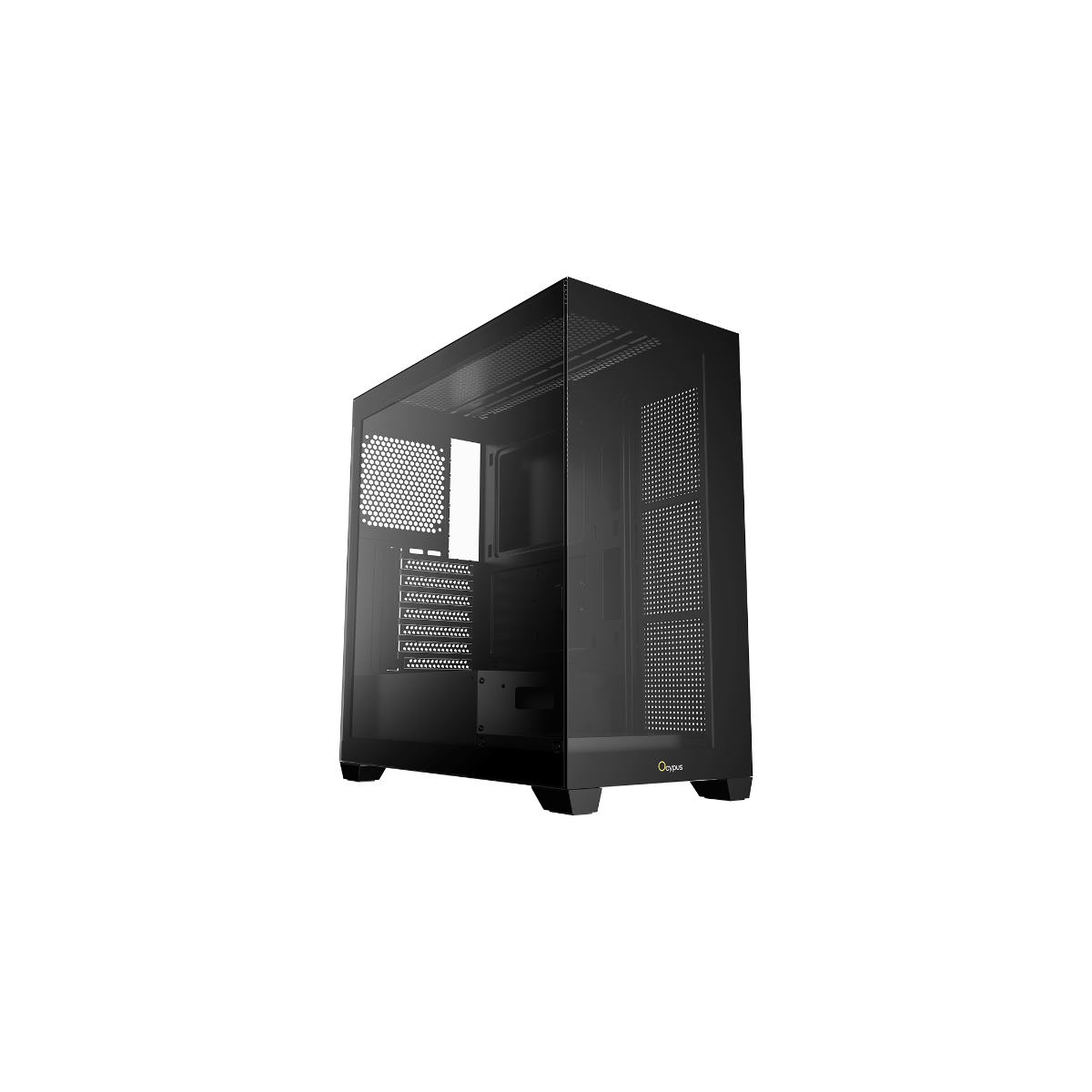 Корпус для ПК Ocypus Case Gamma C72 BK, Middle Tower, ATX, Черный (Gamma-C72-BKD400XX-GL)
