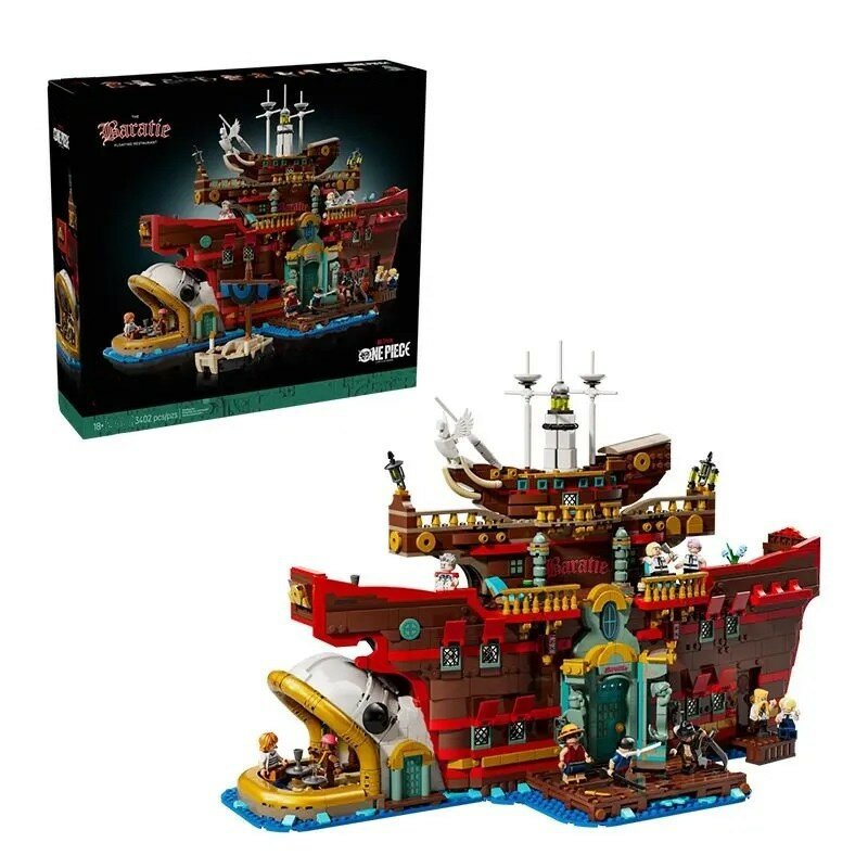Игрушка Bharati "Морской ресторан", совместим с Lego, строительный блок, пластик