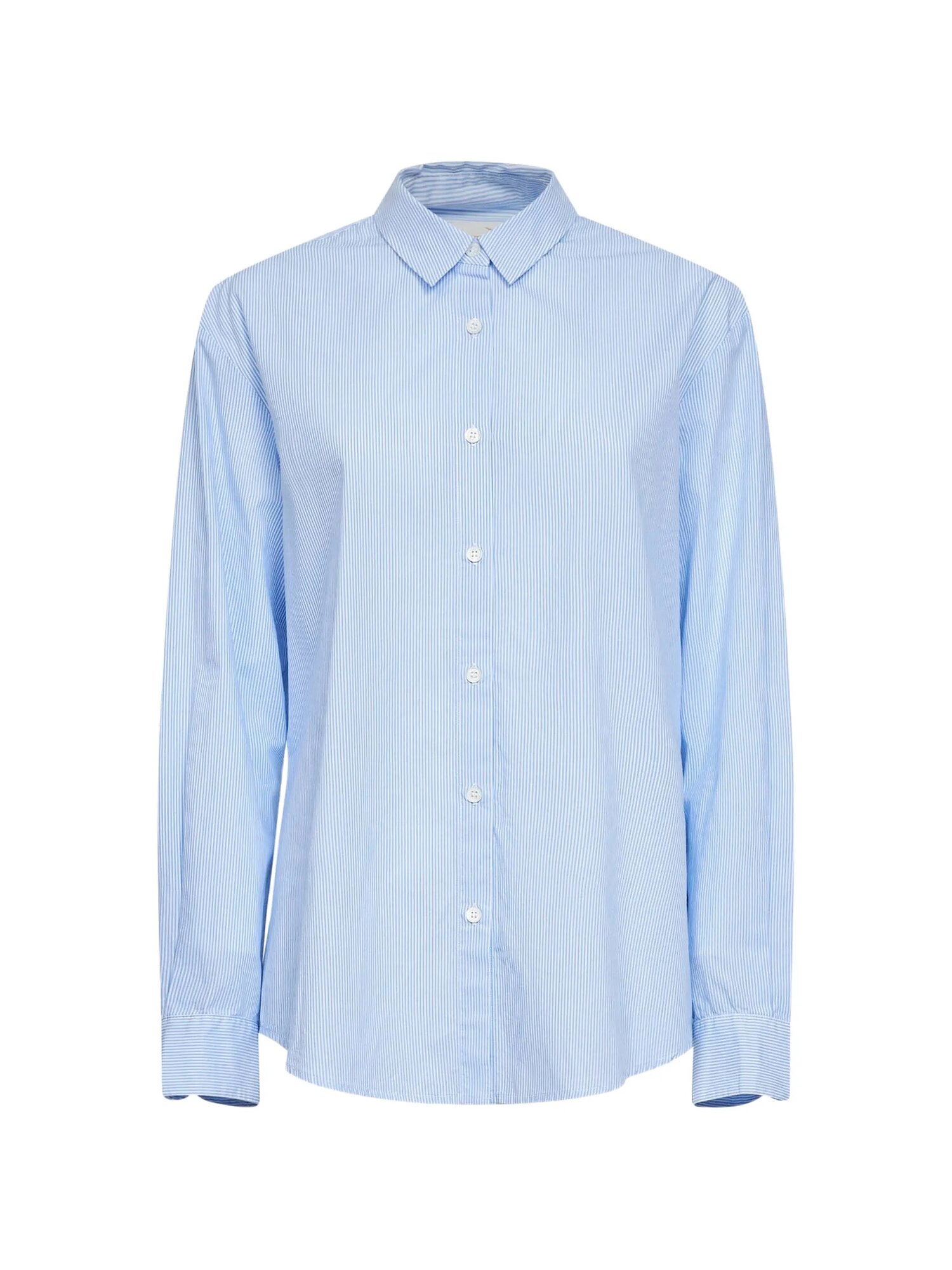 Рубашка Striped button-down cotton shirt