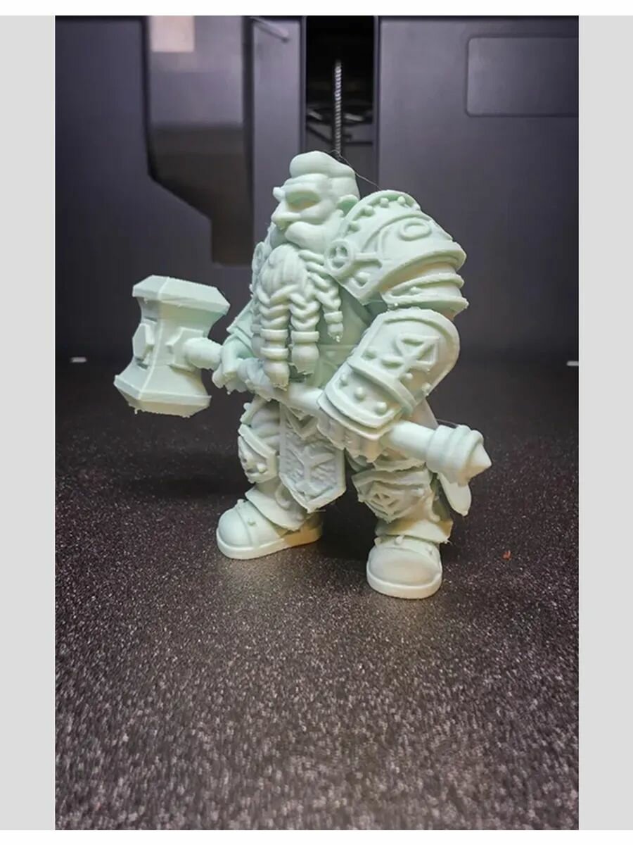Фигурка "Stout Dwarf Warrior" 3D печать из пластика