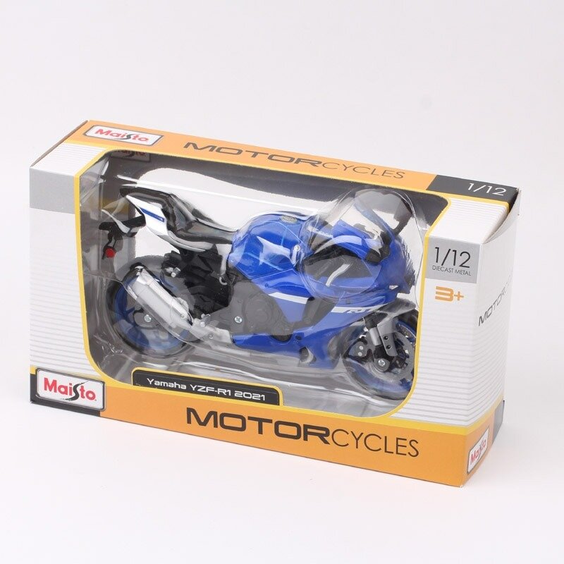 Мотоцикл Maisto Yamaha YZF-R1 2021 1:12 синий 31101
