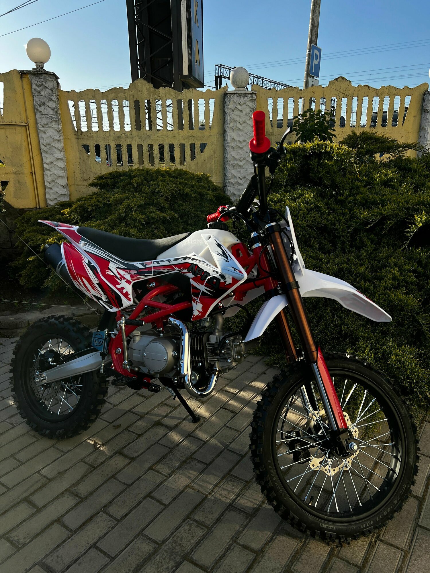 Собранный Питбайк EX-MOTO APAQ 125 PRO 17/14
