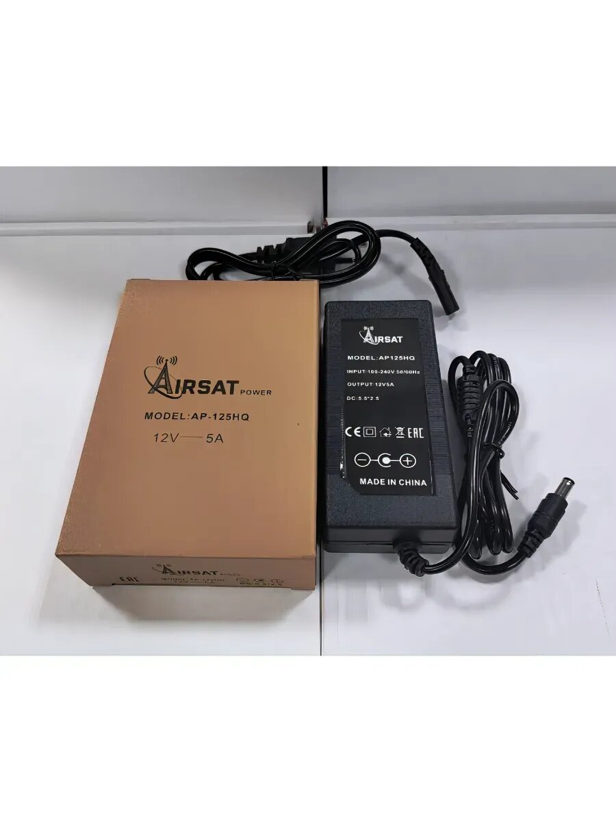Блок питания 12V 5A, AP-125HQ, универсальный