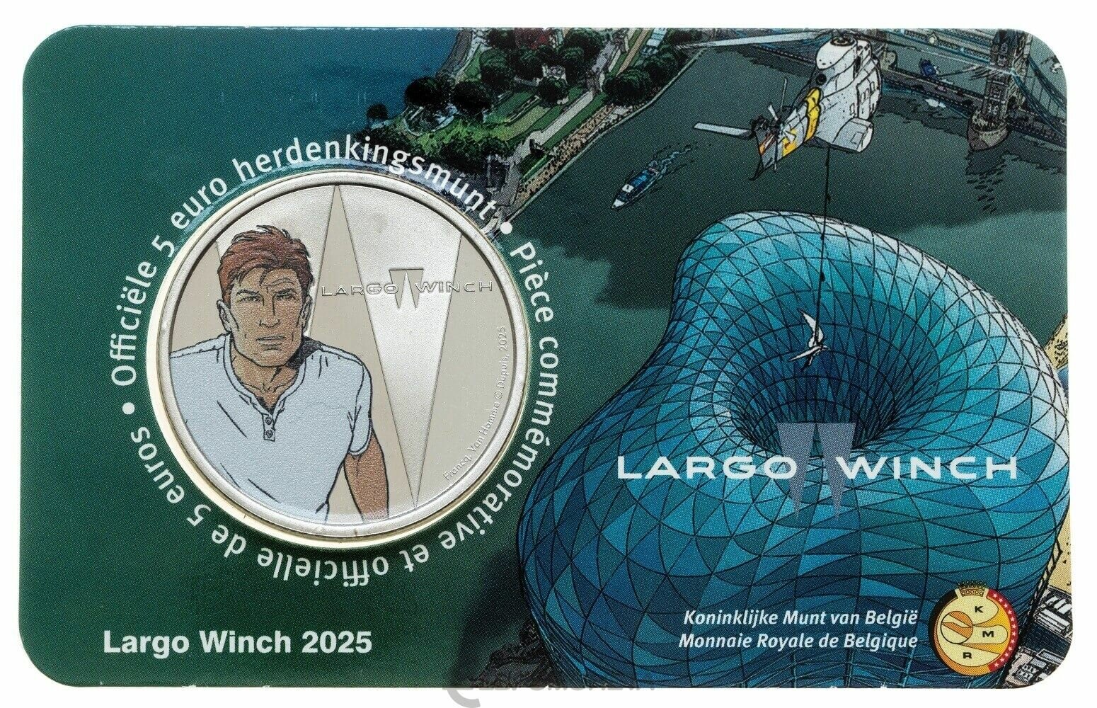 Бельгия 5 евро, 2025 Ларго Винч