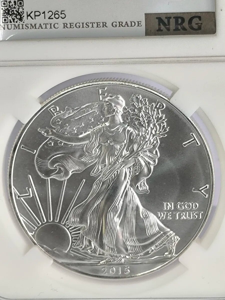 Монета 1 доллар США 2015 г. "Шагающая Свобода"
