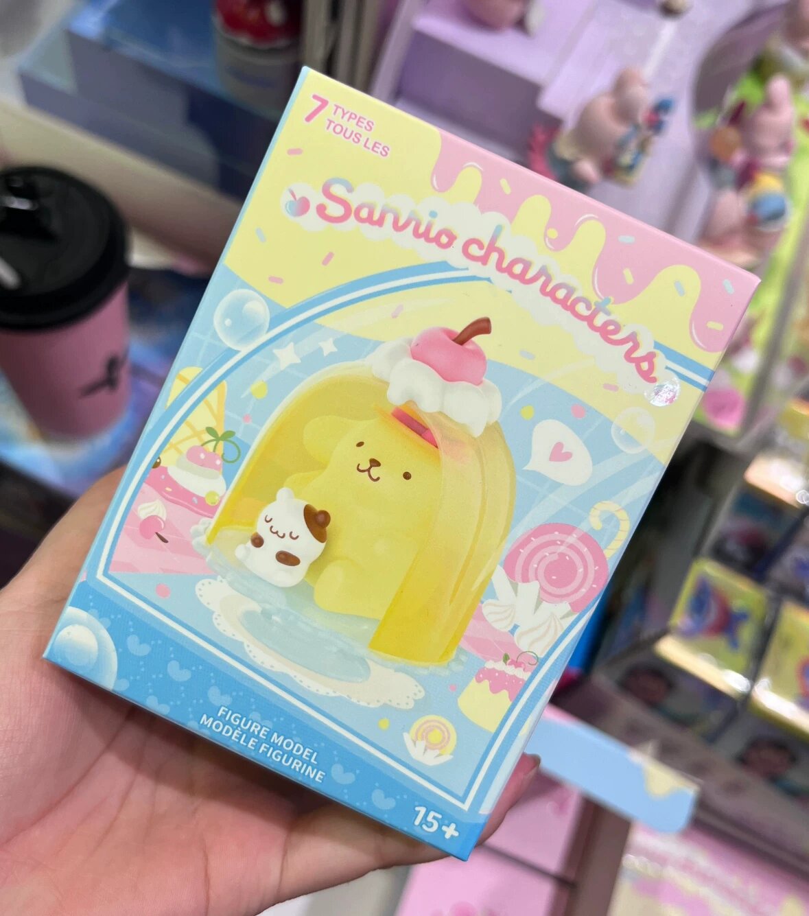 Оригинальная серия MINISO Sanrio Colorful Food Fun: коллекционные фигурки Куроми и Почакко в закрытых коробках, подарок