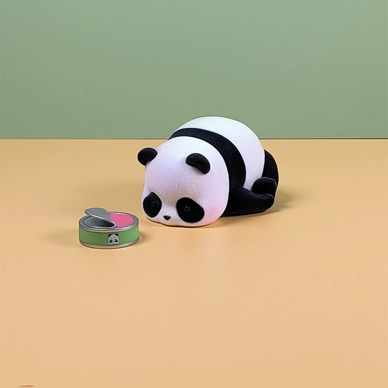 Panda Roll Panda также кошачья слепая коробка, подлинные периферийные украшения Huahua и Huahua Fubao, подарки