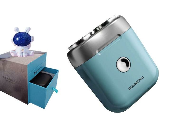 Электробритва мужская роторная RUNWE RS303, RS303 Sky Blue