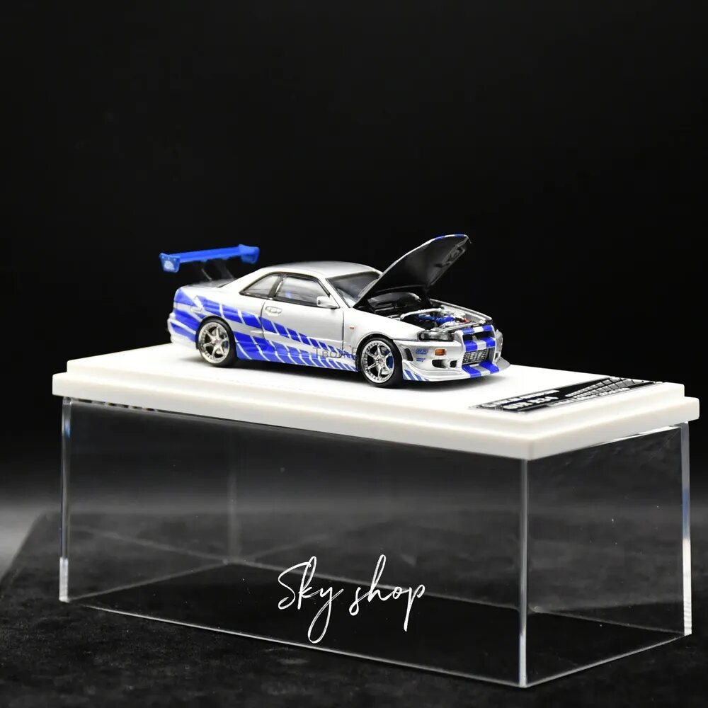 Машинка Focal Horizon 1:64 Paul Walker Nissan Skyline GTR R34