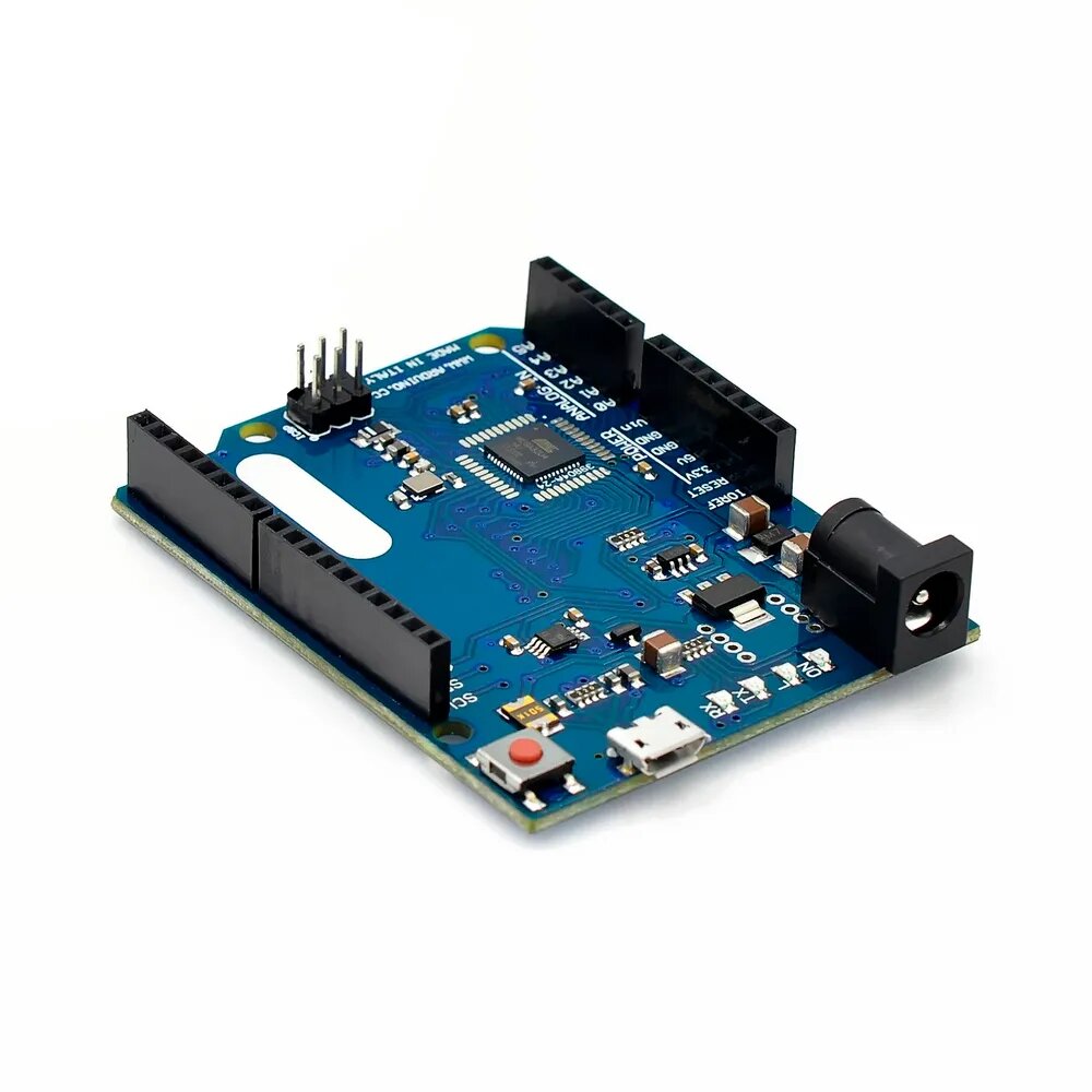 Arduino Leonardo R3 на ATmega32U4 / комплект с USB-кабелем
