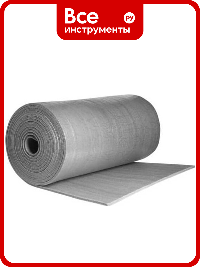 Рулон K-Flex PE R801102101PEG, вспененный полиэтилен, серый, 10х1000х15 м