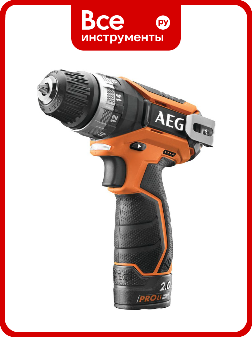 Аккумуляторная дрель-шуруповерт AEG BS 12C2 LI-202С 4935447867