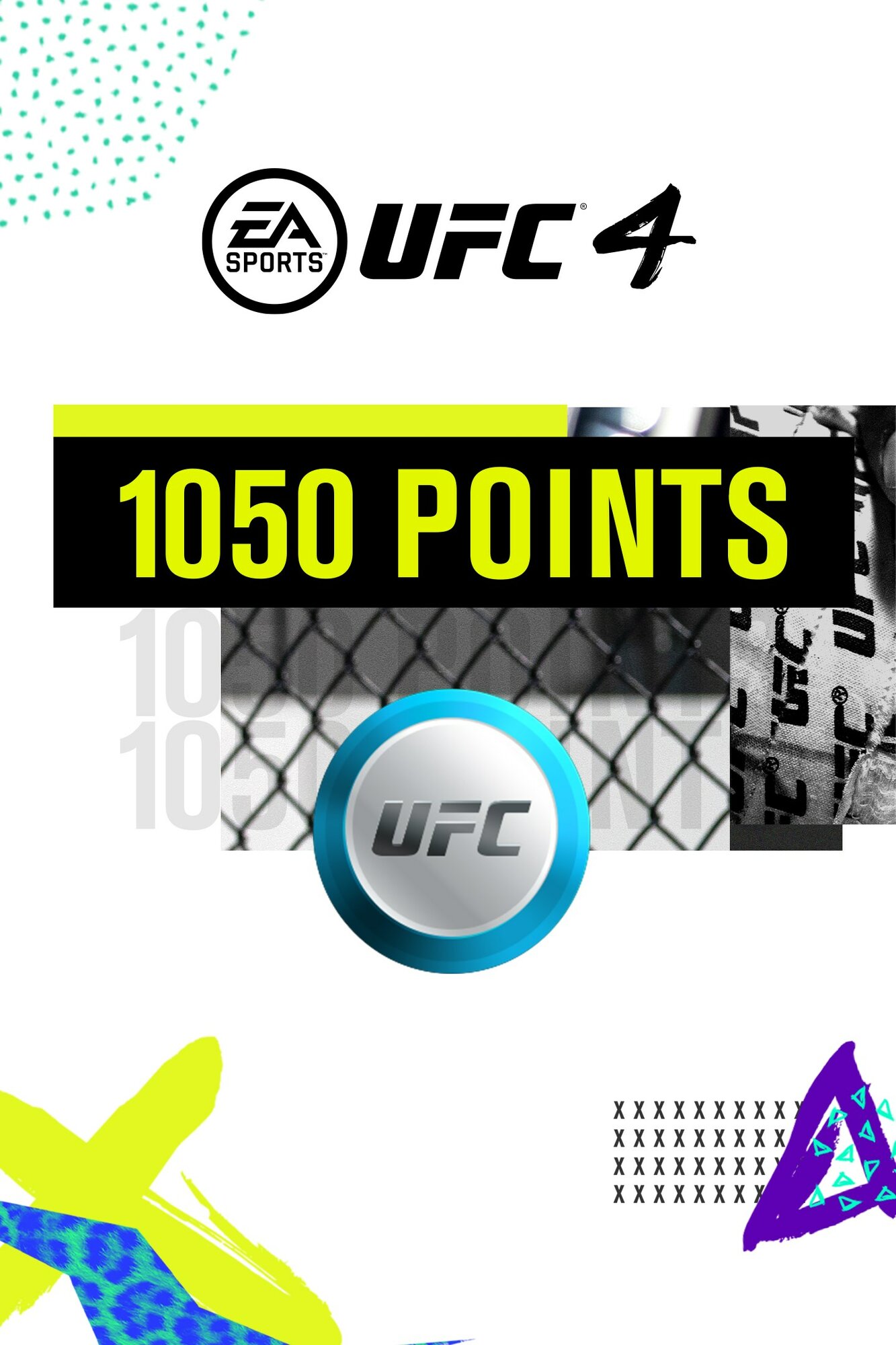 UFC® 4 - 1050 UFC POINTS — дополнение (DLC) — дополнение (DLC) для Xbox / Microsoft Store · Xbox · цифровой ключ · нужна базовая игра