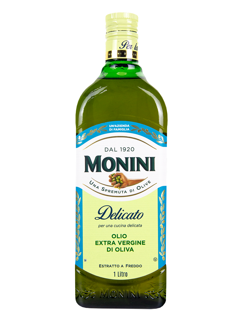Оливковое масло Monini Delicato Экстра Вирджин рафинированное, 1 л