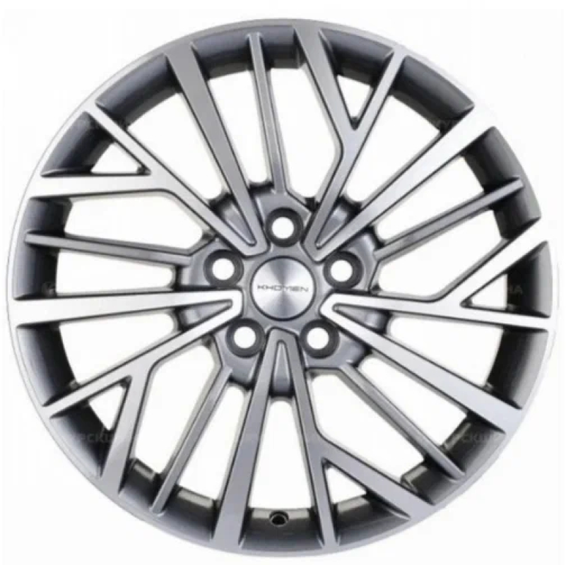 Диск колесный Khomen Wheels KHW1717 (Jolion) 7,0x17 5x114,3 Dia66.5 ET37 цвет F-Silver-FP