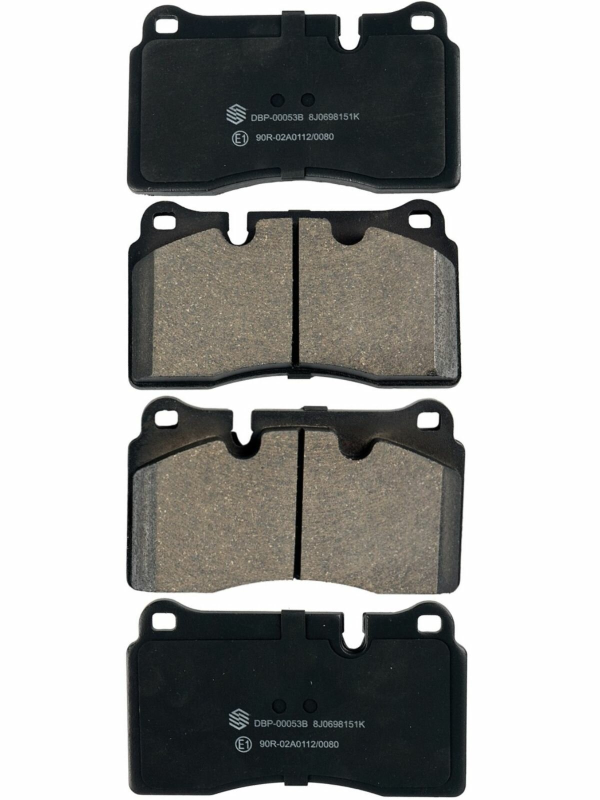 Колодки тормозные передние качество от WAYTEKO Арт. DBP-00053B/ 8J0698151K