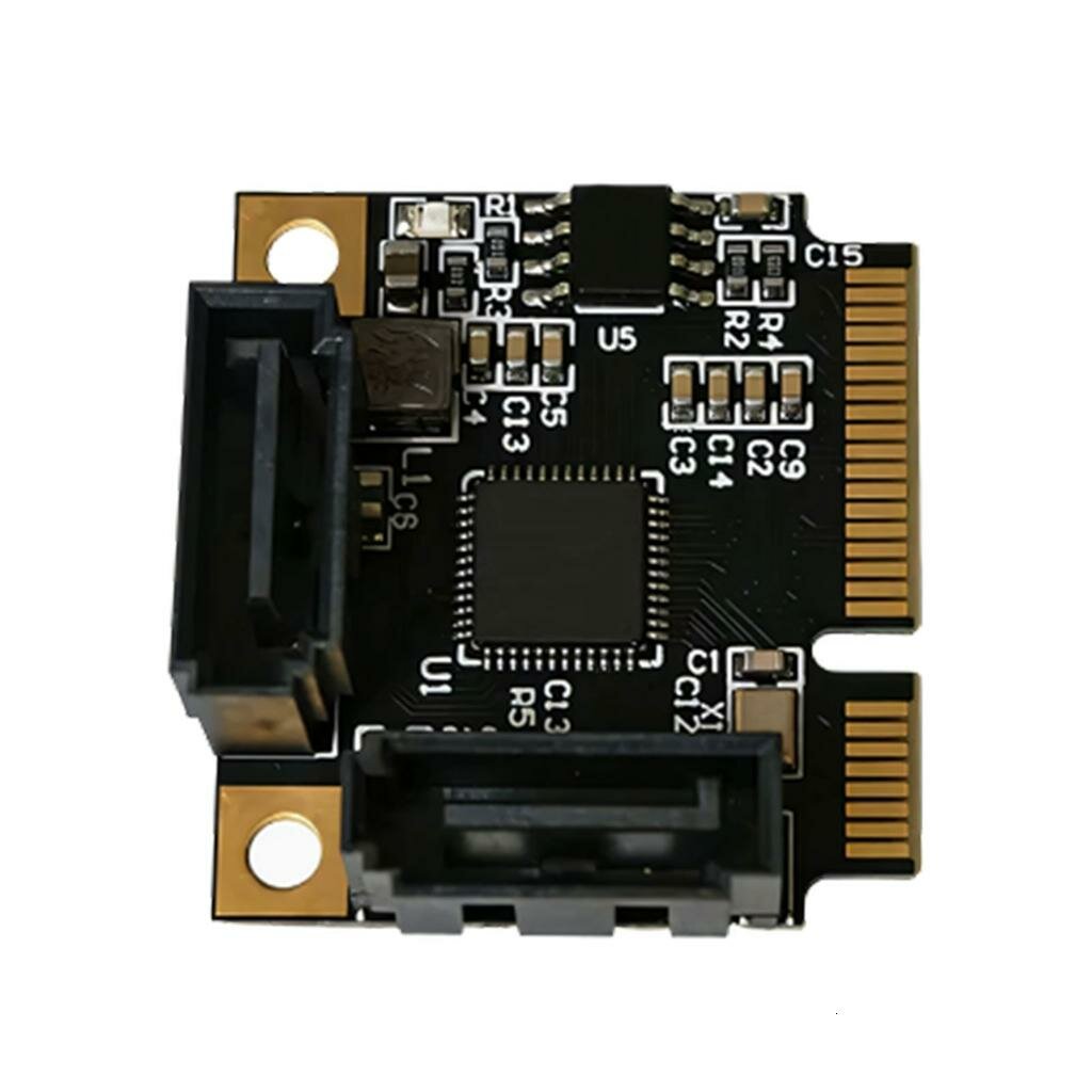 Адаптер Mini PCI-E – SATA 3.0 на 2 порта