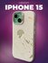 Защитный Чехол на iPhone 15 с принтом "горы с солнцем" защита камеры