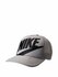 Шапка NIKE Rise для девочек, размер L-XL, серый