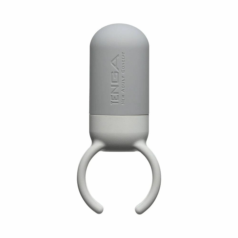 Эрекционное кольцо Tenga SVR One Gray с вибрацией, водонепроницаемый