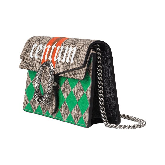 Сумка GUCCI, фактура пэчворк — фото 1