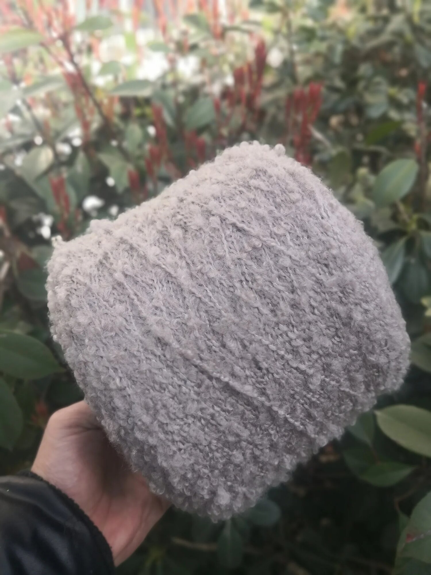 Пряжа мохеровая акриловая, wool loop 02, 500г