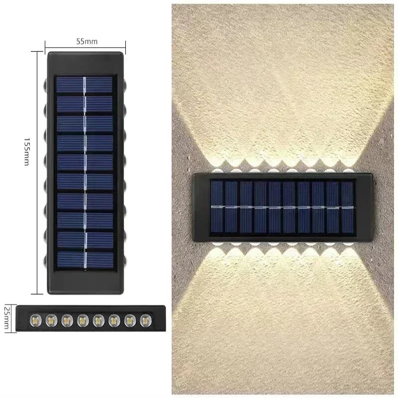 Солнечный светильник Heinast Черный, 16LED-Warm White, 1Pcs