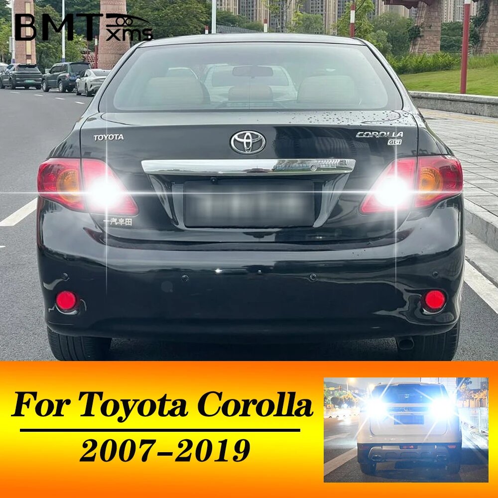 Комплект Из 2 Светодиодных Ламп BMTxms T15 W16W Canbus Для Задних Фонарей Toyota Corolla Saloon E15 4-дверный 2007-2019