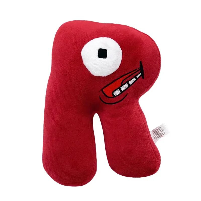 Kawaii Anime Doll Alphabet Lore Мягкая игрушка 26 букв Красный, 1pcs-R