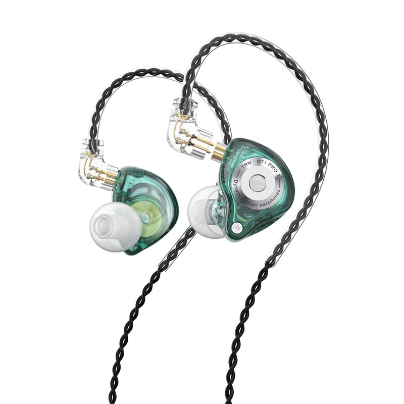 TRN MT1 PRO Green наушники 3.5mm