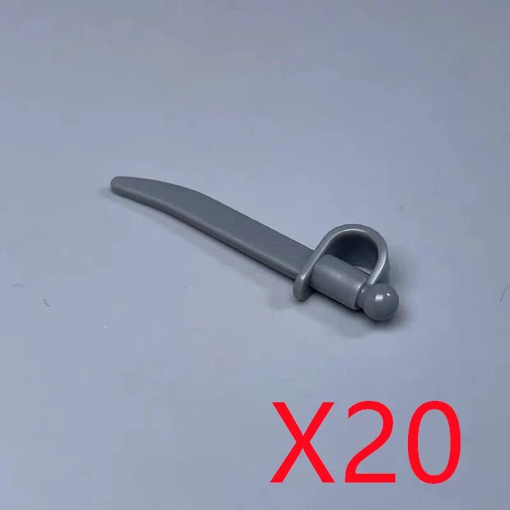 20шт. Серый пиратский клинок LEGO® EA011