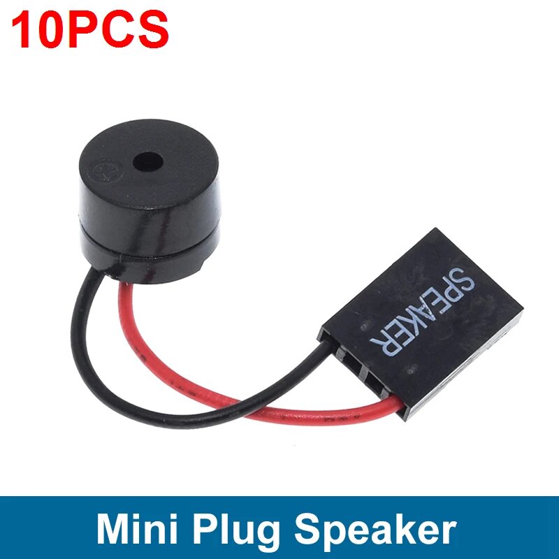 TZT Активный Звуковой Сигнал 3В 5В 12В 10PCS Mini Plug