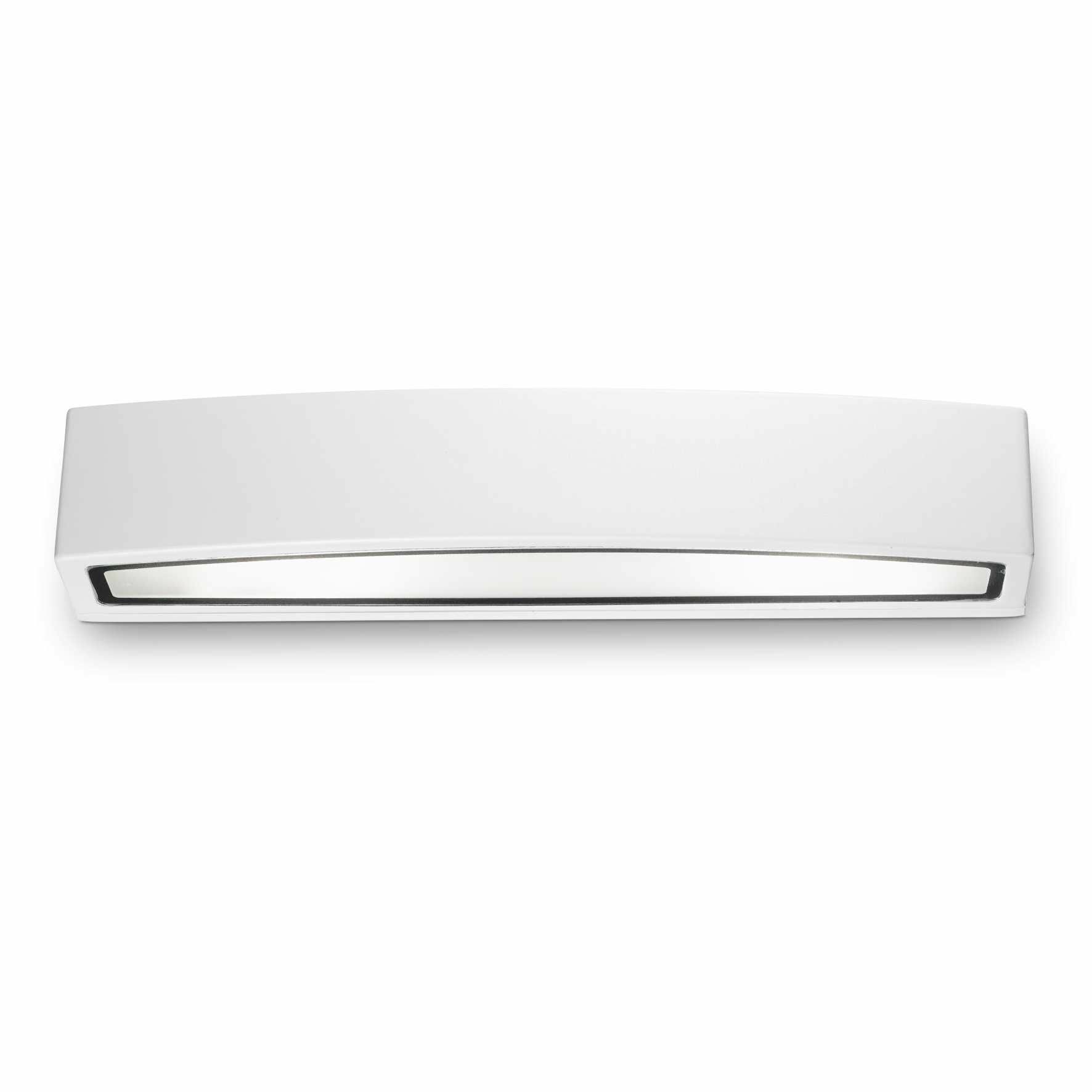 Светильник уличный настенный ideal lux Andromeda AP2 макс.2х60Вт IP55 Е27 230В Белый Алюминий/Стекло Без ламп 100364.