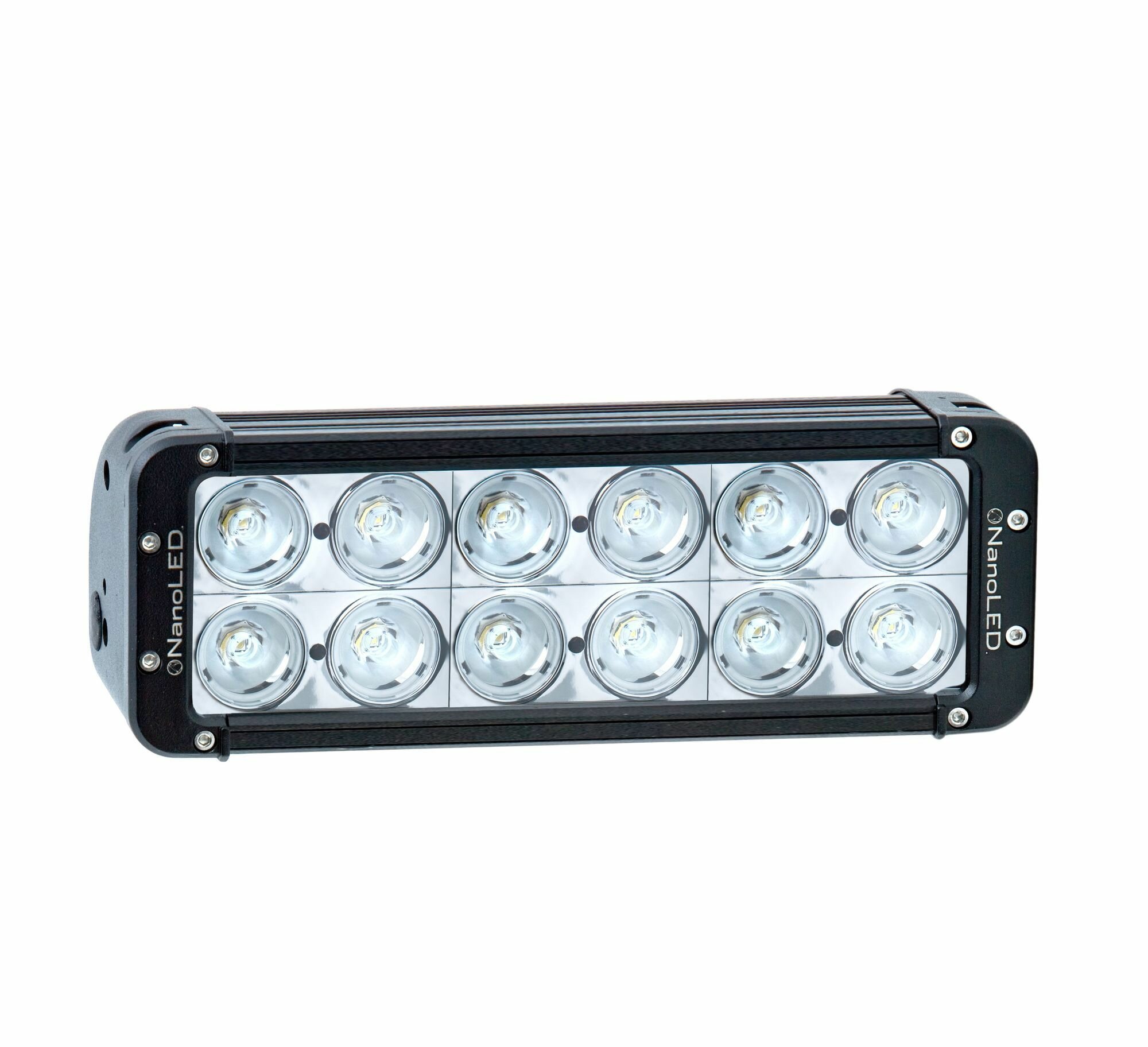 Фара светодиодная NANOLED 120W, 12 LED CREE X-ML, в два ряда, узкий луч, мм 276*100*93 мм