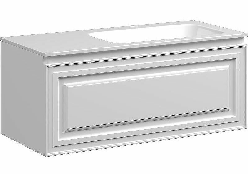 Тумба с раковиной Sancos Very 100 R bianco раковина Grace 101 R CN7015