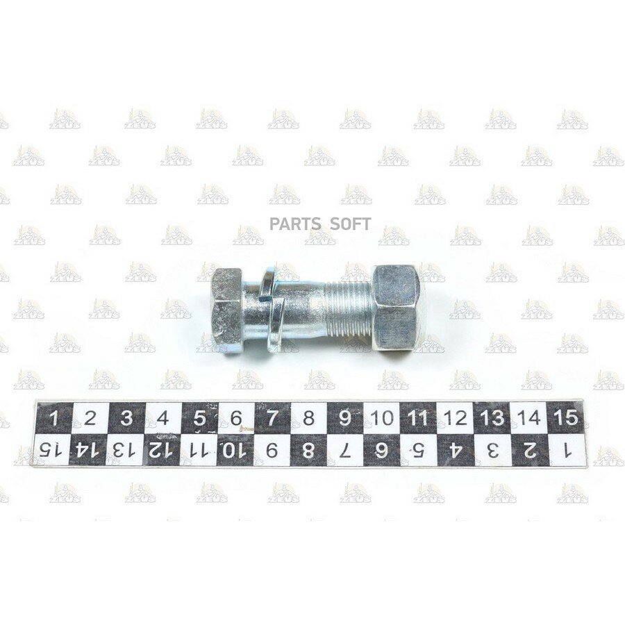 (110) BS12 ZEVS Болт вала карданного (с гайкой) M16x1.5 L=48 от официального дистрибьютора, ZEVS, артикул BS12
