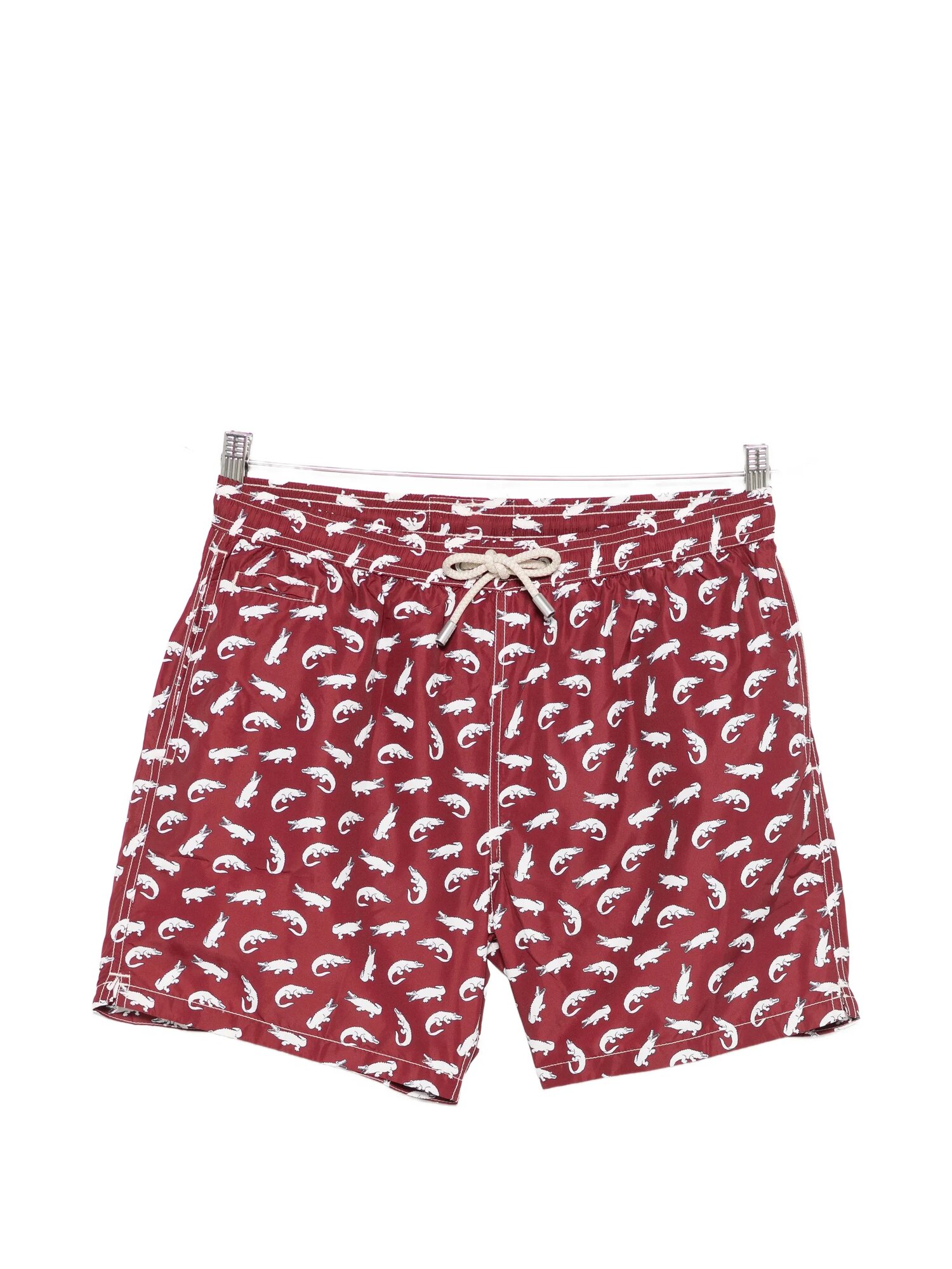 Шорты для плавания Alligator-print drawstring swim shorts