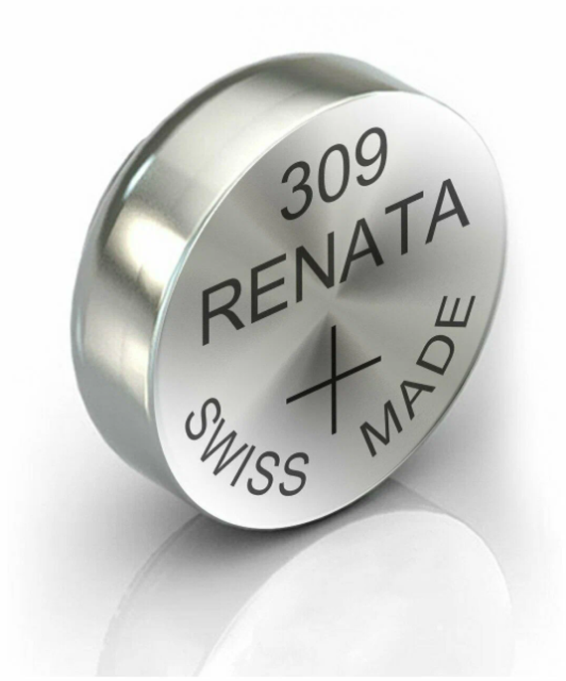 Батарейка Renata R 309 SR754SW, серебряно-цинковый состав, 1,55 В, емкость 80 мА·ч