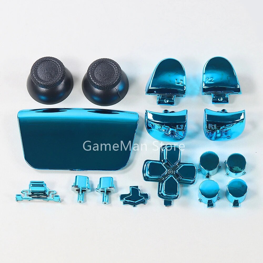 OCGAME Хромированные кнопки для PlayStation 5 PS5 V3.0 Синий, blue