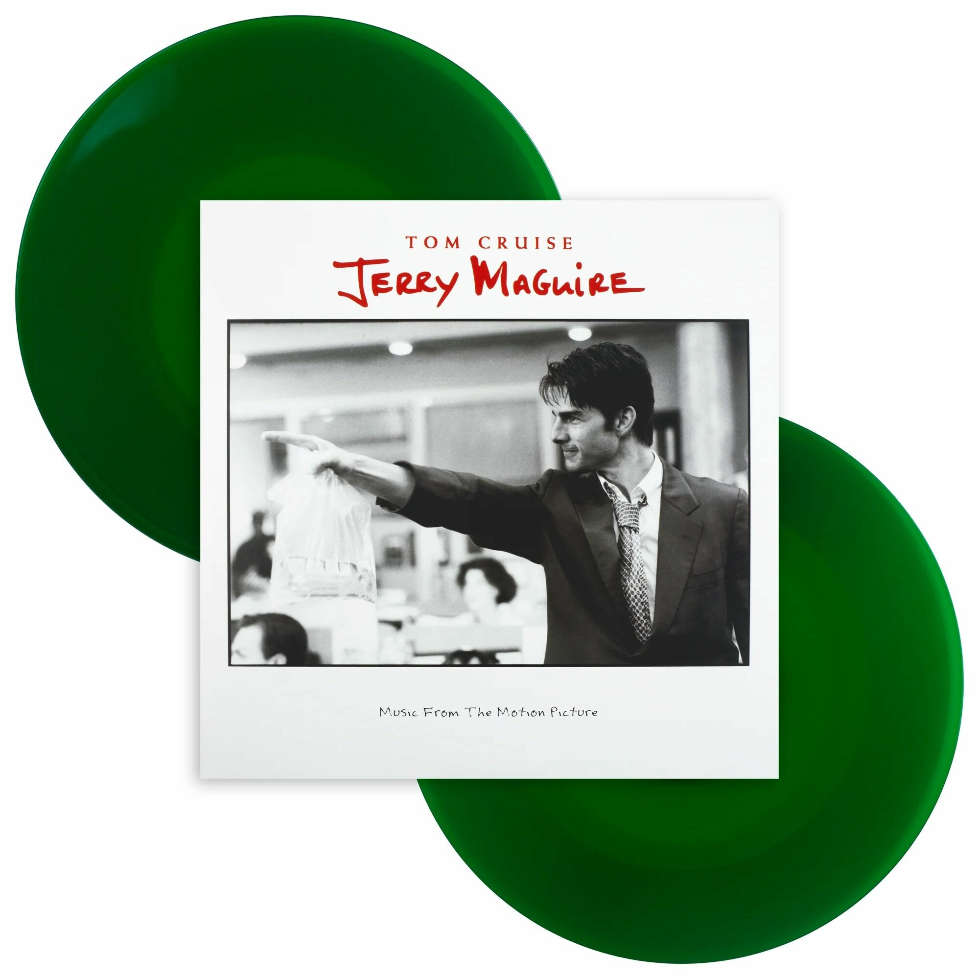 Джерри Магуайер OST (Green USA Limited Soundtrack) Зеленая Виниловая Пластинка, Саундтрек Фильм "Jerry Maguire", Фиты: Paul McCartney, Neil Young, Elvis Presley, Bob Dylan, The Who, Том Круз