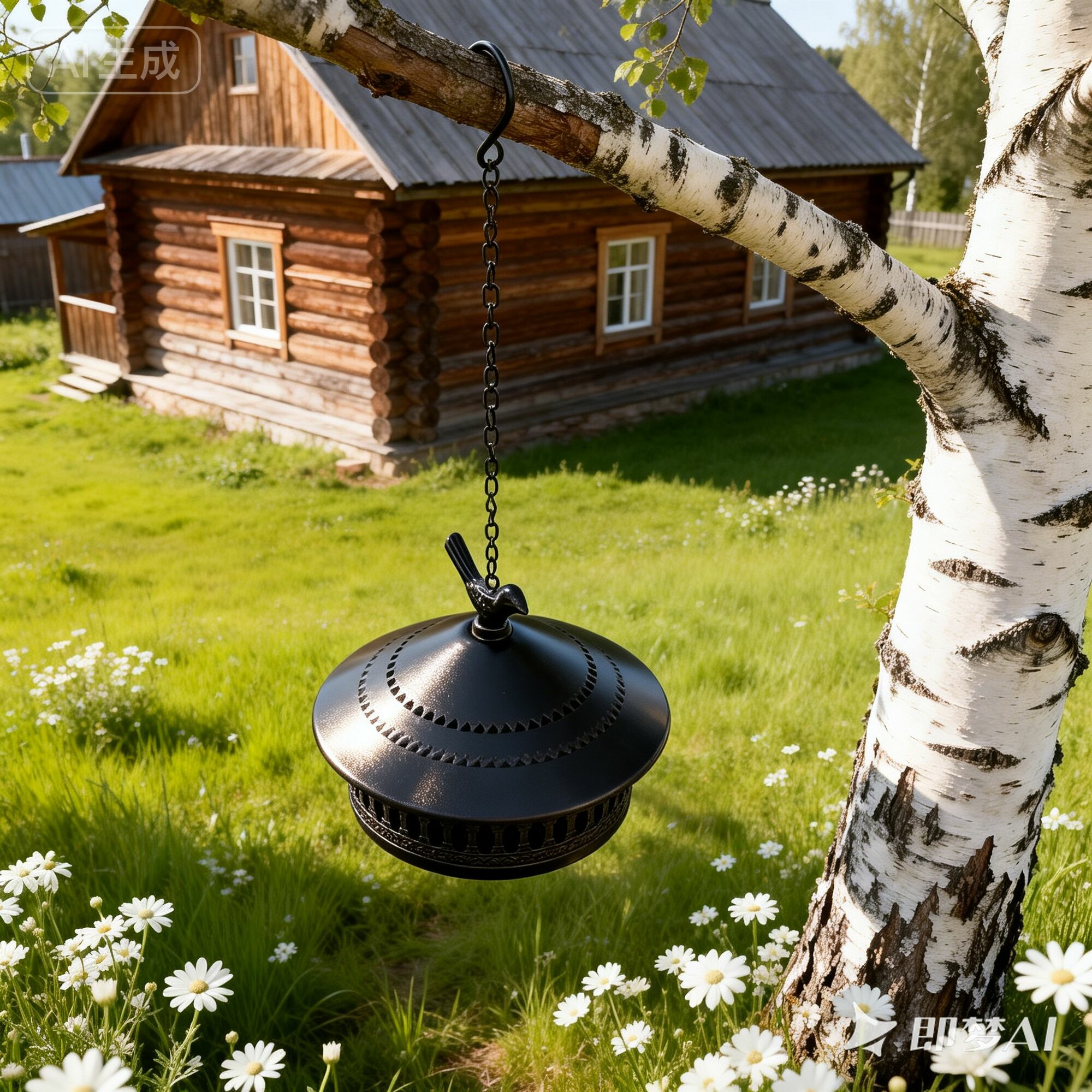 Подвесная металлическая подставка для спиралей от комаров, декоративная, для дачи и террасы