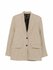 Куртка TOTEME Frayed-edge single-breasted jacket, размер 32